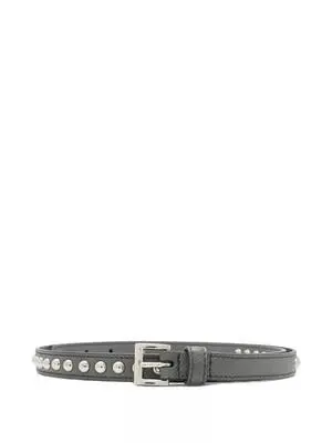 Prada Stud Detail Belt - Grey