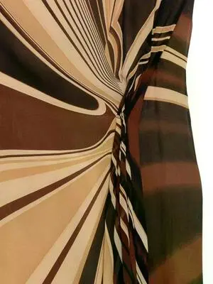 Versace 2000 Geometric-print Sleeveless Dress