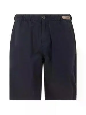 Paul & Shark Elasticated-waist Cotton Shorts - Blue