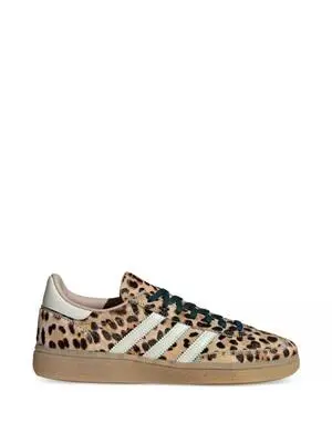 Adidas Handball Spezial Leopard-print Sneakers - Neutrals