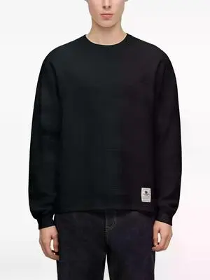 MOMOTARO Waffle-knit Long-sleeve T-shirt
