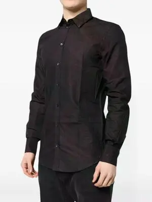 Dolce & Gabbana Dot-pattern Long-sleeve Shirt