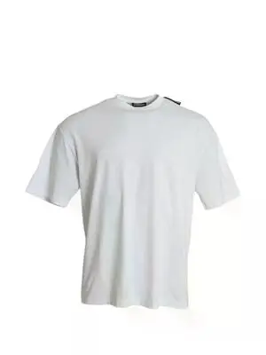Balenciaga Logo-tag Cotton T-shirt - White