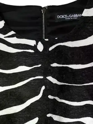 Dolce & Gabbana Zebra-print A-line Mini Dress