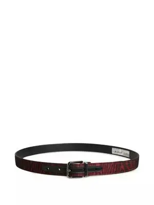 Dolce & Gabbana Jacquard Metal-buckle Belt