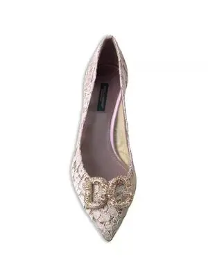 Dolce & Gabbana Crystal-embellished Lace Pumps