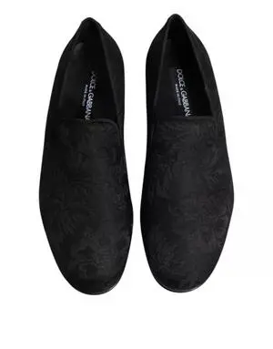 Dolce & Gabbana Floral-pattern Loafers