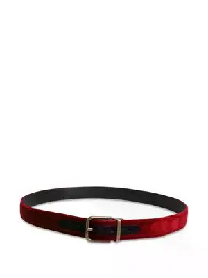 Dolce & Gabbana Velvet Buckle Belt