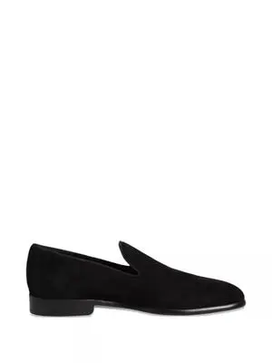 Dolce & Gabbana Suede Slip-on Loafers - Black