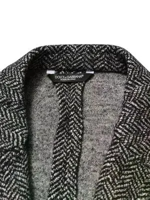 Dolce & Gabbana Herringbone Double-breasted Blazer