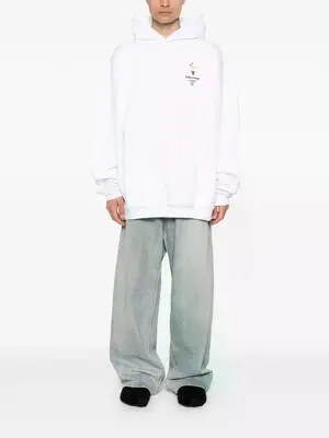 Balenciaga Embroidered-logo Hoodie