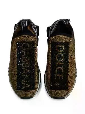 Dolce & Gabbana Sorrento Rhinestone-embellished Sneakers
