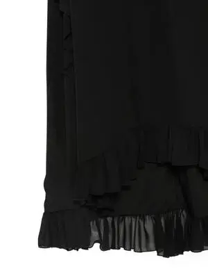 JIJIL Ruffled Cold-shoulder Mini Dress