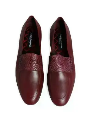 Dolce & Gabbana Reptile-embossed Loafers