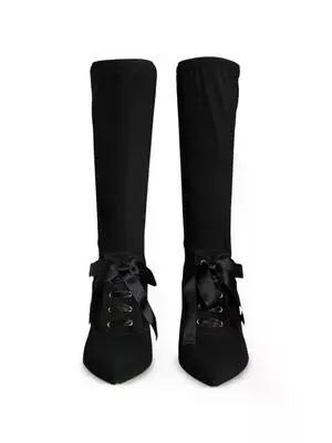 Dolce & Gabbana Lace-up Heeled Boots
