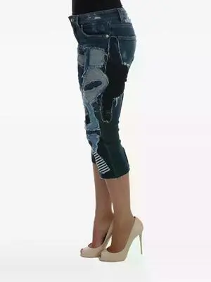Dolce & Gabbana Patchwork Cropped Jeans
