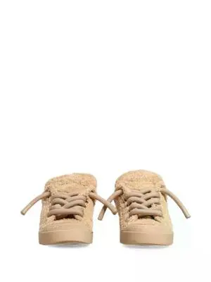 Dolce & Gabbana Faux-shearling Low-top Sneakers