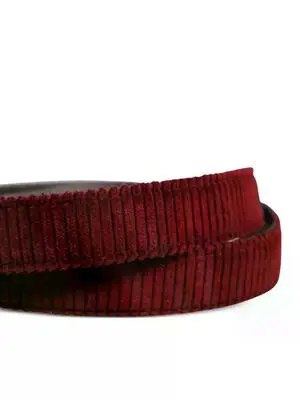 Dolce & Gabbana Ribbed-velvet Buckle Belt