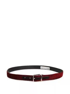 Dolce & Gabbana Ribbed-velvet Buckle Belt