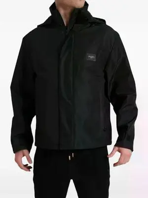 Dolce & Gabbana Logo Plaque Hooded Jacket