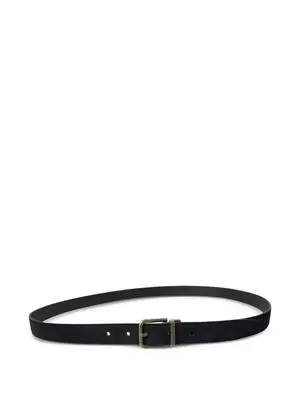 Dolce & Gabbana Leather Buckle Belt - Black