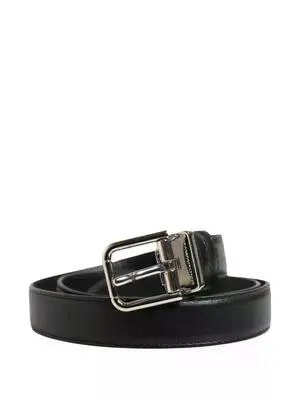 Dolce & Gabbana Buckle-fastening Leather Belt - Black