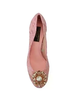 Dolce & Gabbana Taormina Floral-lace Pumps