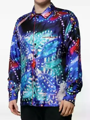 Dolce & Gabbana Abstract-print Silk Shirt