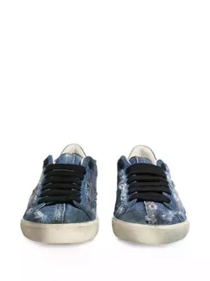 Dolce & Gabbana Distressed Denim Sneakers