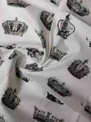 Dolce & Gabbana Crown-print Square Scarf