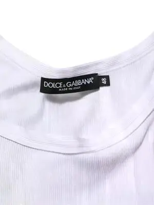 Dolce & Gabbana Ribbed Sleeveless T-shirt