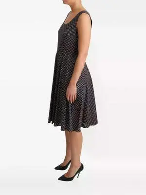 Dolce & Gabbana Aline Floral-print Pleated Dress