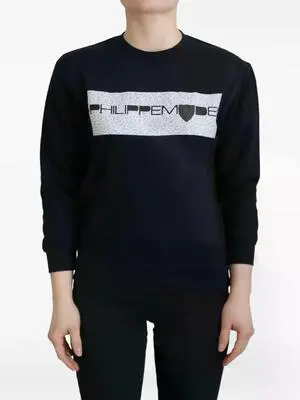 Philippe Model Graphic-print Sweater - Black