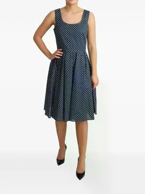 Dolce & Gabbana Polka-dot A-line Midi Dress