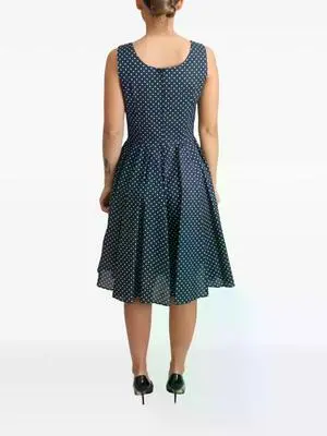 Dolce & Gabbana Polka-dot A-line Midi Dress