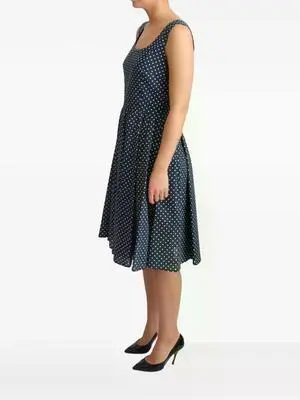Dolce & Gabbana Polka-dot A-line Midi Dress