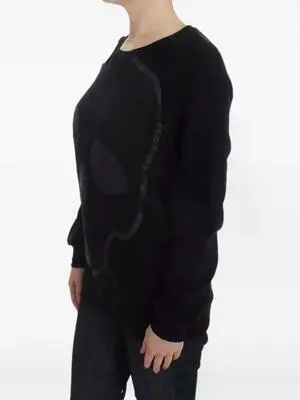 XTE Exte Skull Print Long Sleeve Sweater