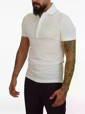Dolce & Gabbana Logo-patch Polo Shirt