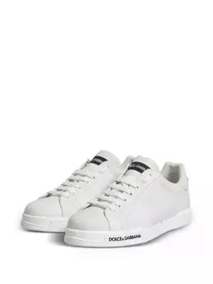 Dolce & Gabbana Logo-details Leather Low-top Sneakers