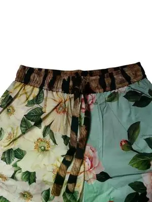 Dolce & Gabbana Floral Animal-print Shorts