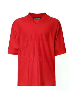 Dolce & Gabbana Embroidered V-neck T-shirt