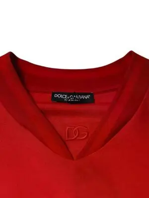 Dolce & Gabbana Embroidered V-neck T-shirt