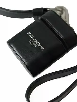Dolce & Gabbana Logo-print Strap-detail Airpods Case