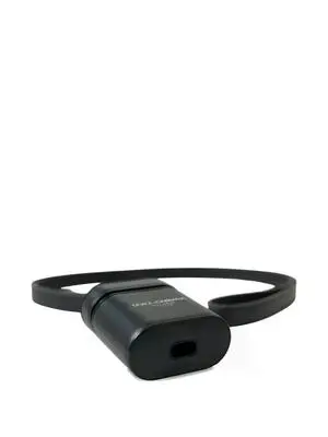 Dolce & Gabbana Logo-print Strap-detail Airpods Case