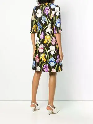 Dolce & Gabbana Floral-print Jacquard Dress
