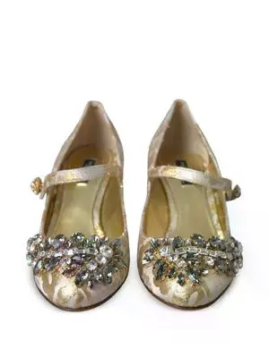 Dolce & Gabbana Crystal-embellished Mary Jane Pumps