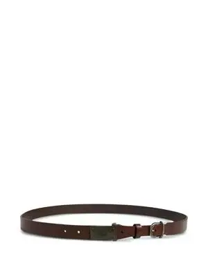 Dolce & Gabbana Logo-plaque Leather Belt