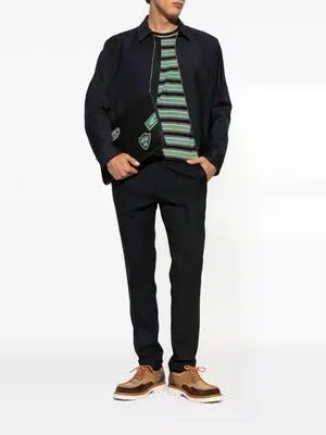 Paul Smith Zip-up Wool Jacket - Blue