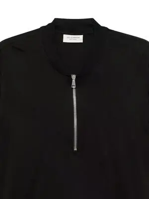 YES LONDON Quarter-zip Short-sleeve T-shirt