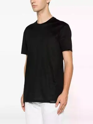 LOW BRAND Logo-patch T-shirt